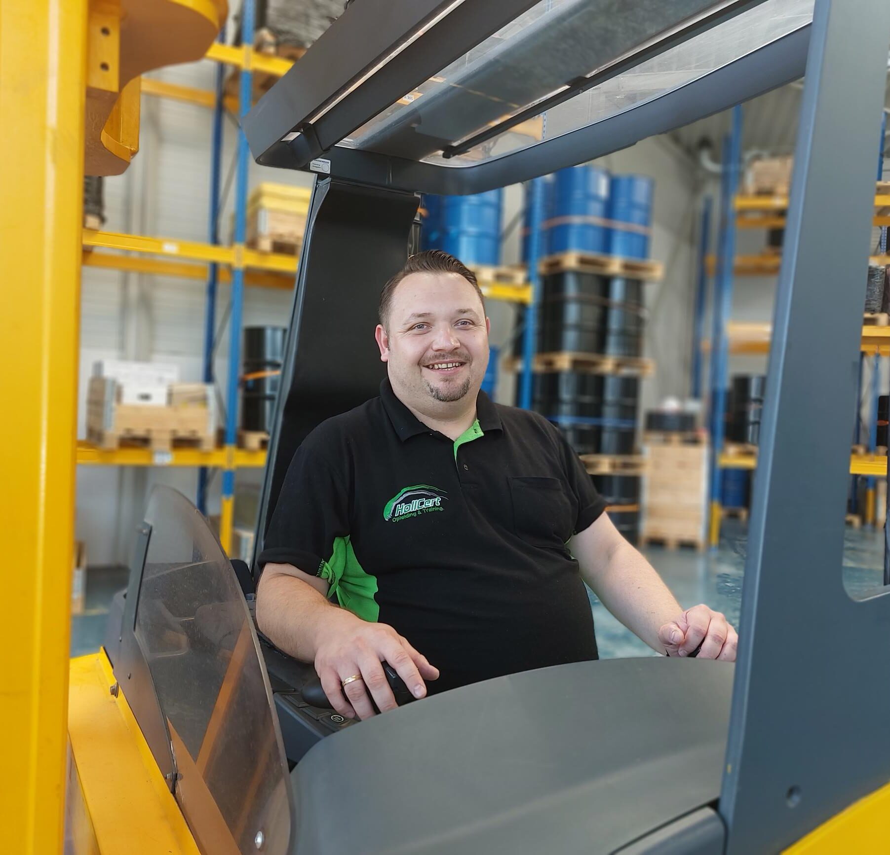 Robert - trainer forklift rucks - Hollcert B.V.